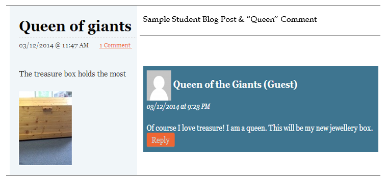 Queen of the Giants: A Narrative for Guiding Measurement Explorations ...